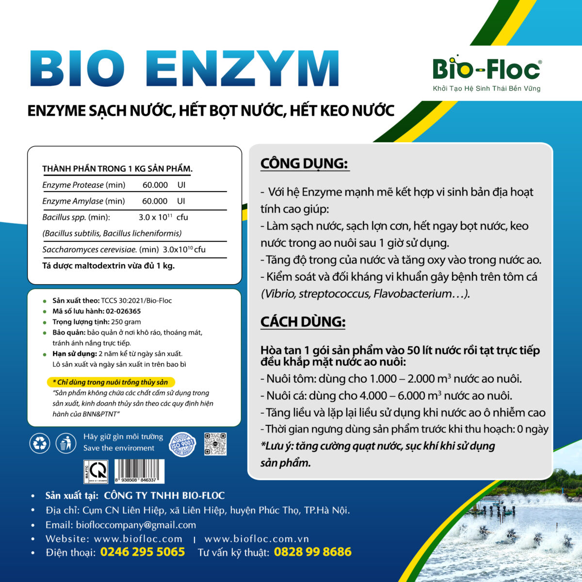 BIO ENZYME | Chế phẩm sinh học Bio-Floc